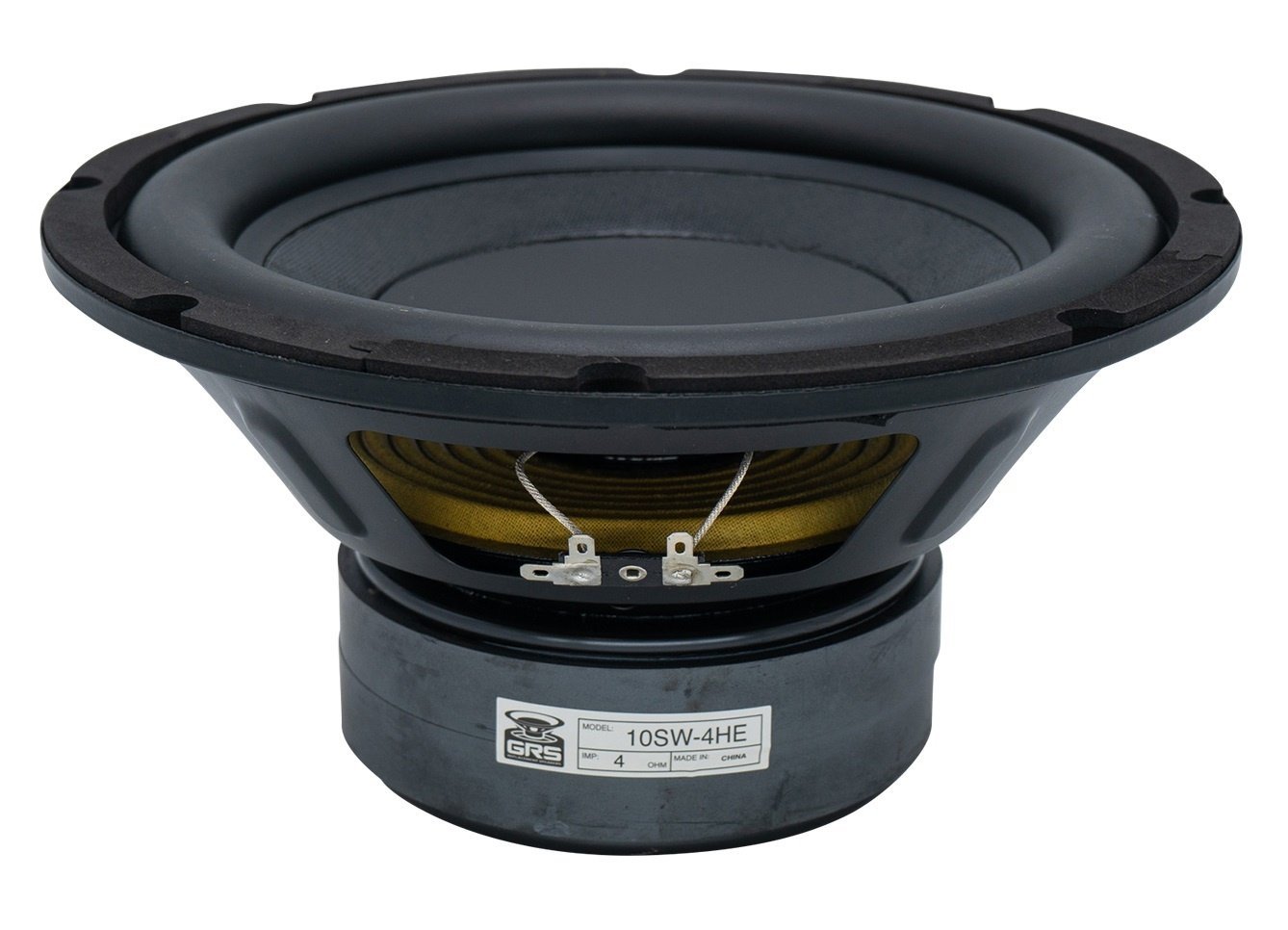 GRS GRS 10SW-4HE 10" High Excursion Subwoofer 4 Ohm - AudioStatus