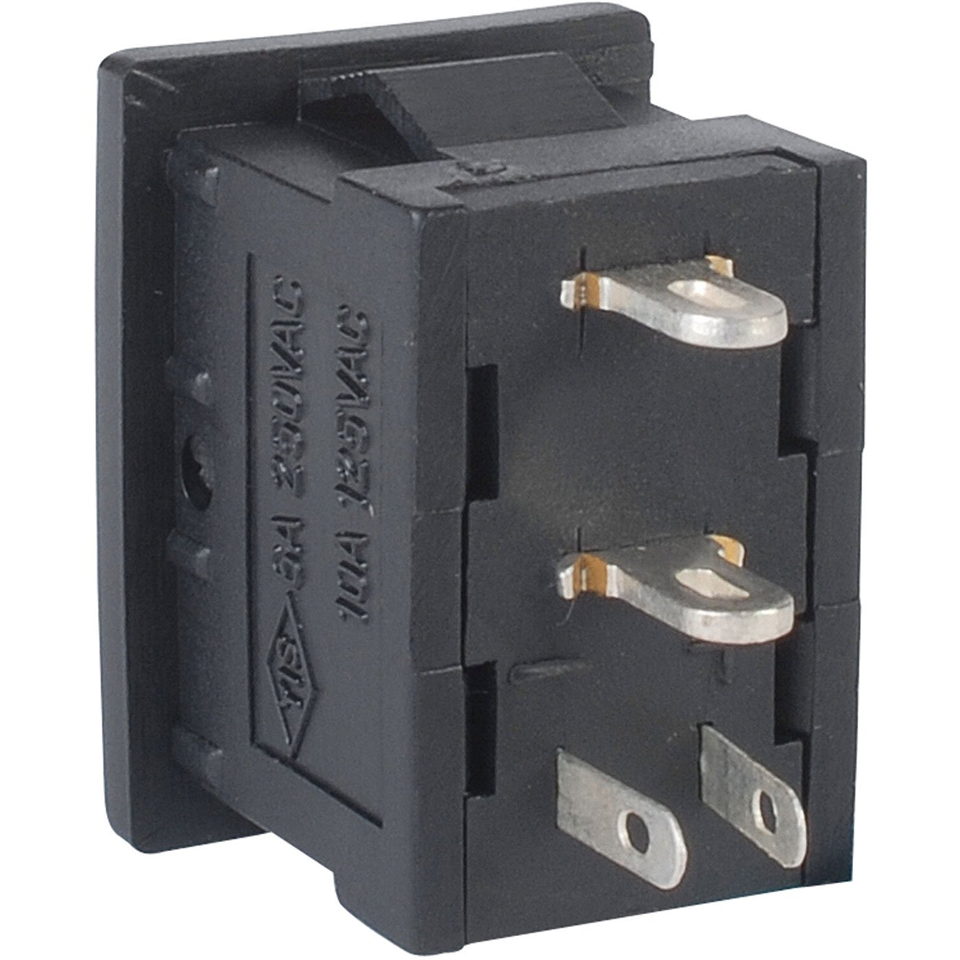 SPST Mini Rocker with Red LED - AudioStatus