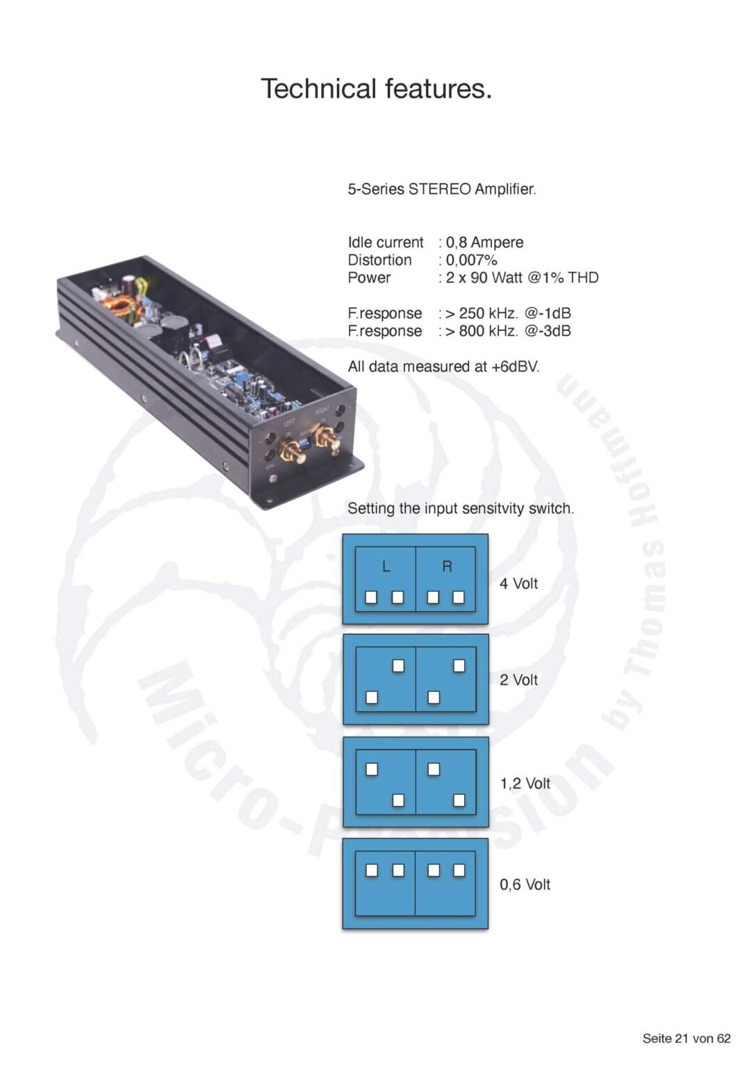 Micro Precision 5-Series Stereo Amplifier - AudioStatus