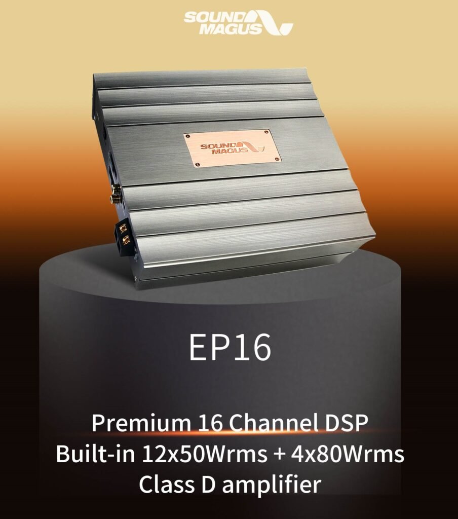 Soundmagus EP16 Class D 18 Channel Integrated Sound Processor Amplifier ...